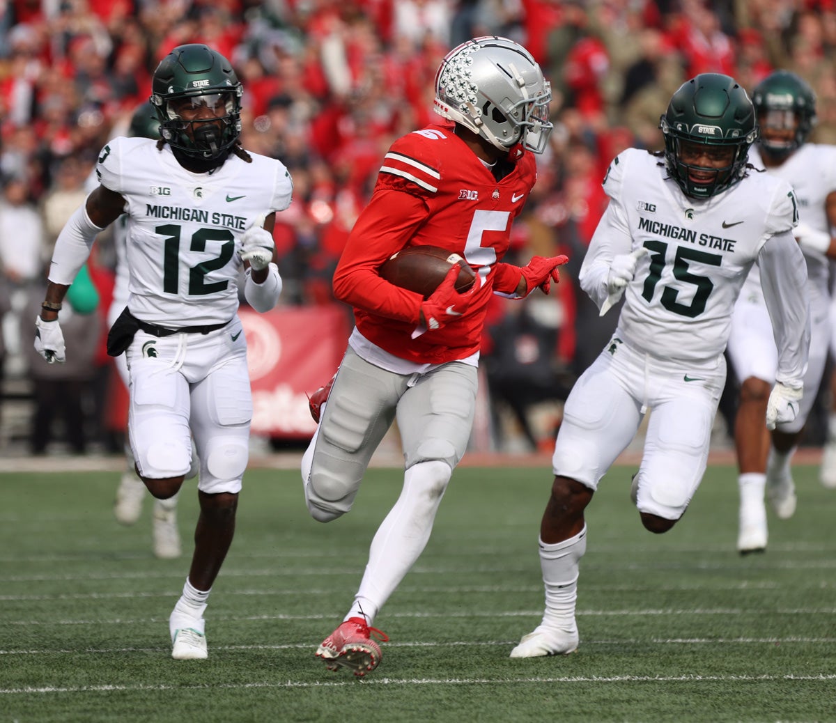 Sights and Sounds: Buckeyes celebrate seniors, then destroy Michigan ...