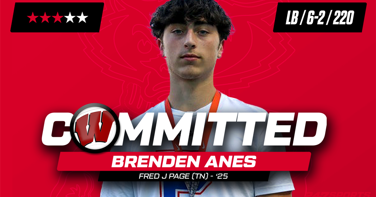 "It's time to go to work!"- Brenden Anes in-depth on commitment to Badgers