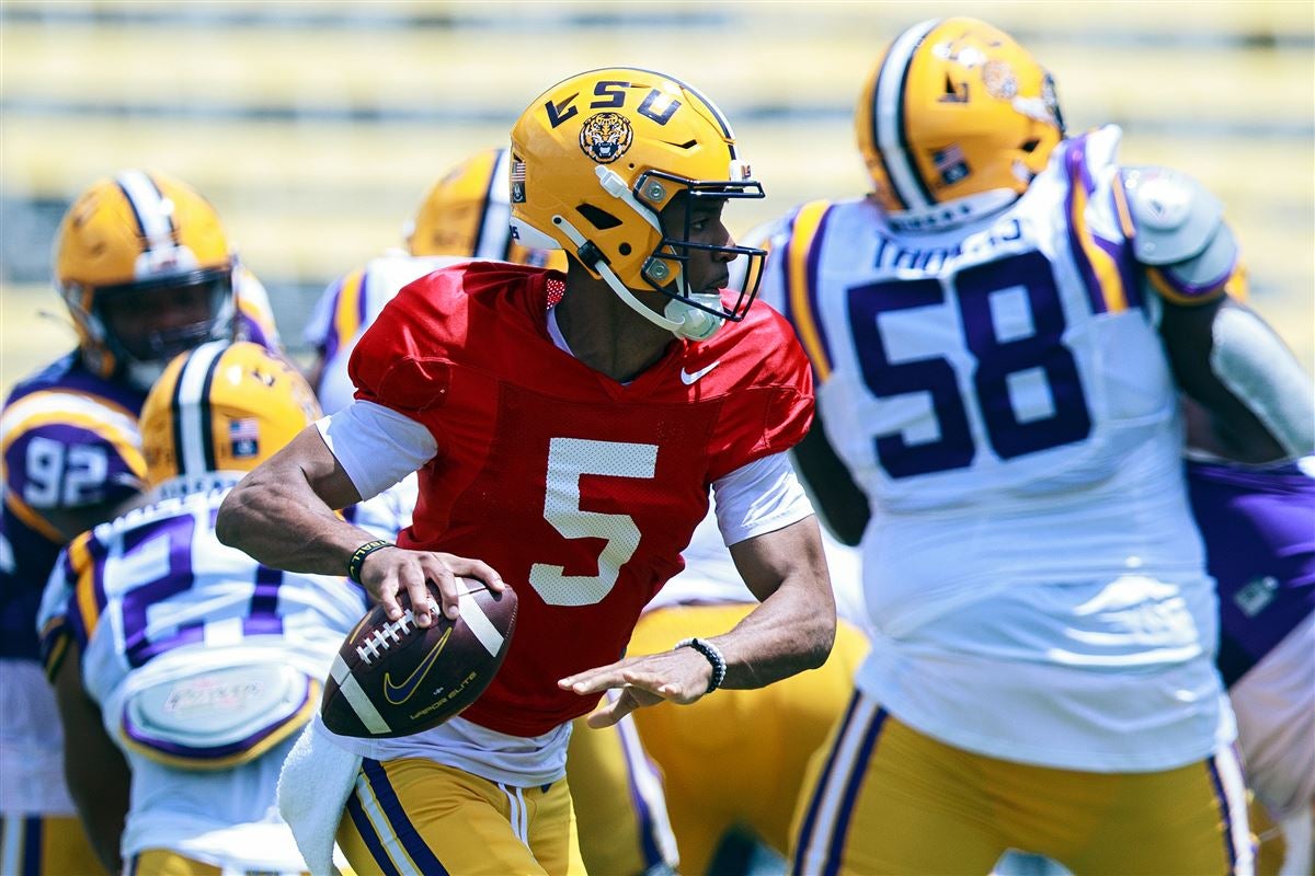 LSU football: Jayden Daniels, Garrett Nussmeier QB battle enters final ...
