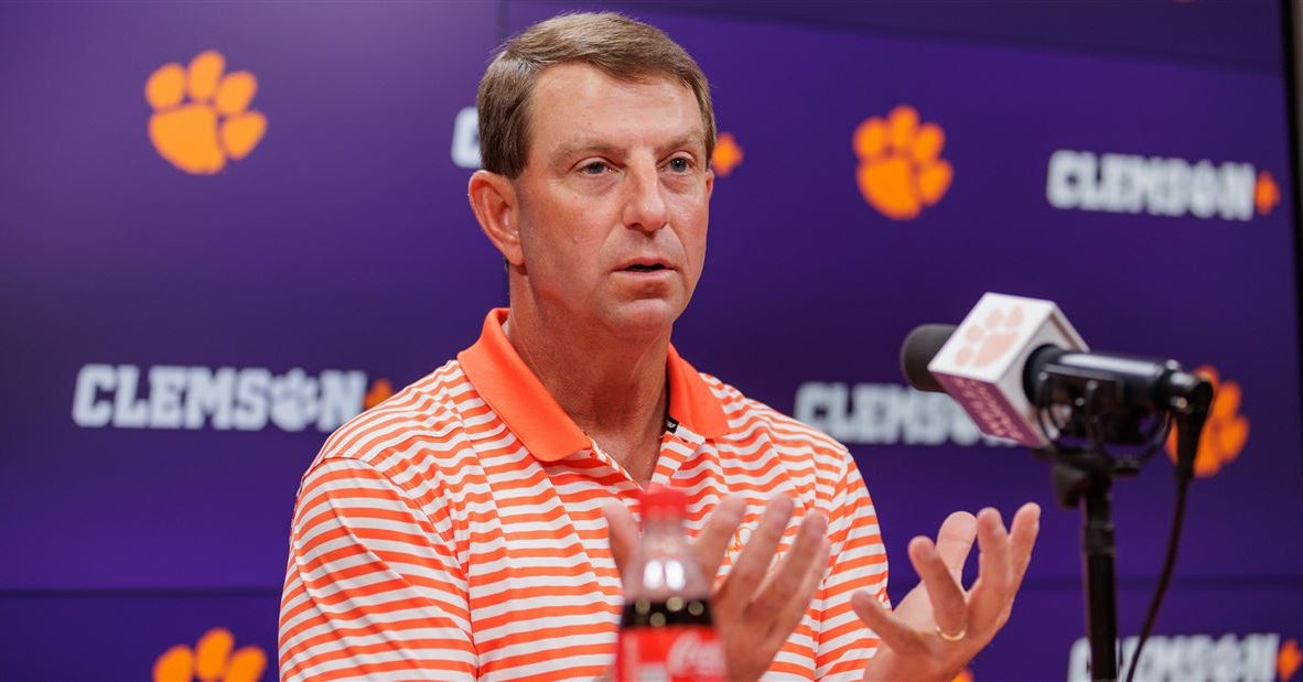 Dabo Swinney Previews Miami, Talks Tyler Van Dyke, Khalil Barnes, Dan ...