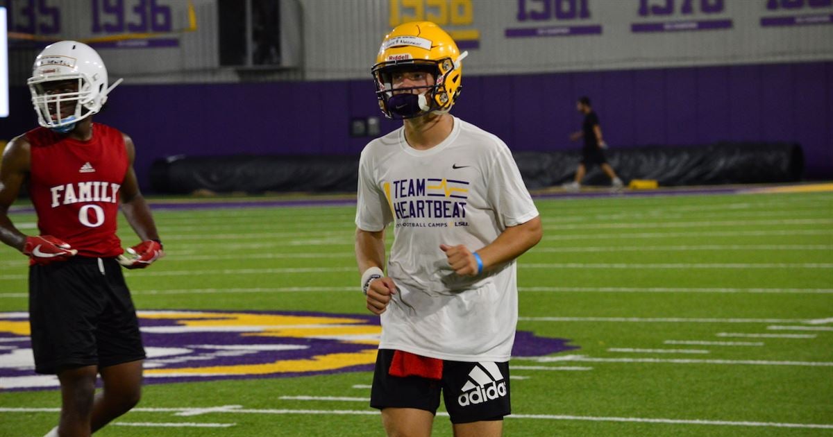 WATCH: 2021 QB Garrett Nussmeier slings it at LSU camp