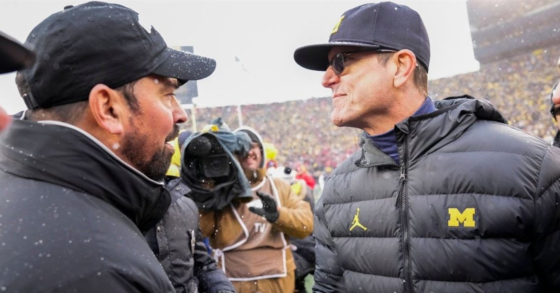 Ryan Day responds to question about Jim Harbaugh's 'third base ... Ryan Day responds to question about Jim Harbaugh's 'third base ...