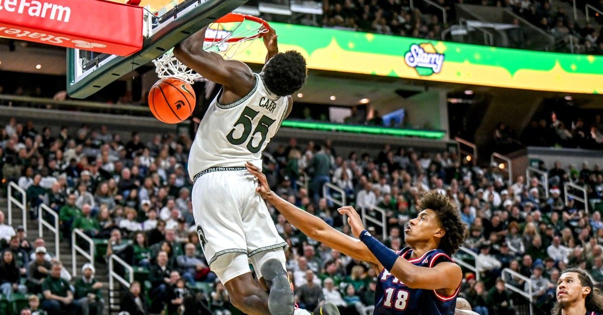 WATCH: Michigan State foward Coen Carr's best dunks of 2024 highlight reel