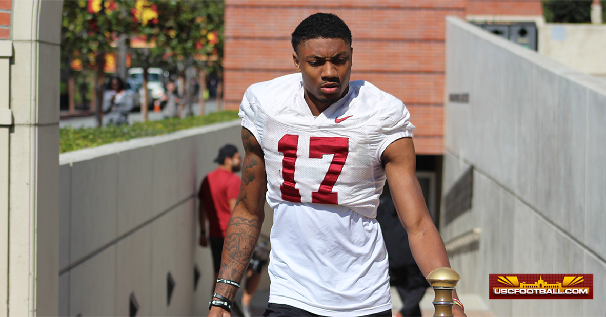 USC's DeCarlos Nicholson gets focus from family