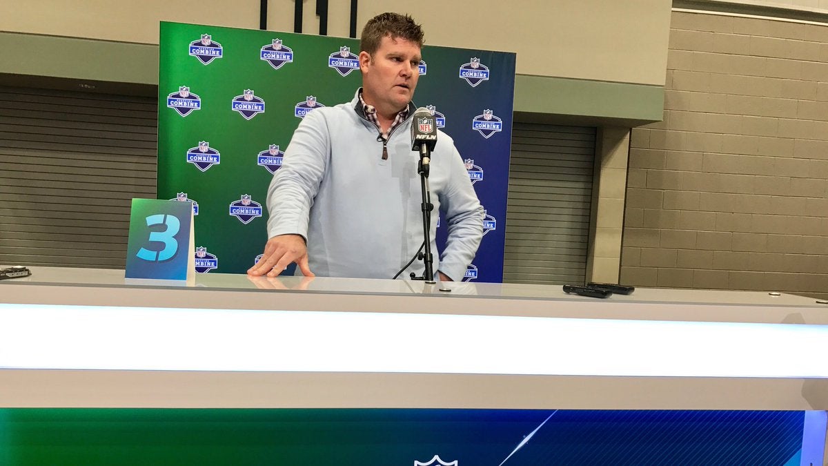 Jon Robinson addresses media at NFL Combine