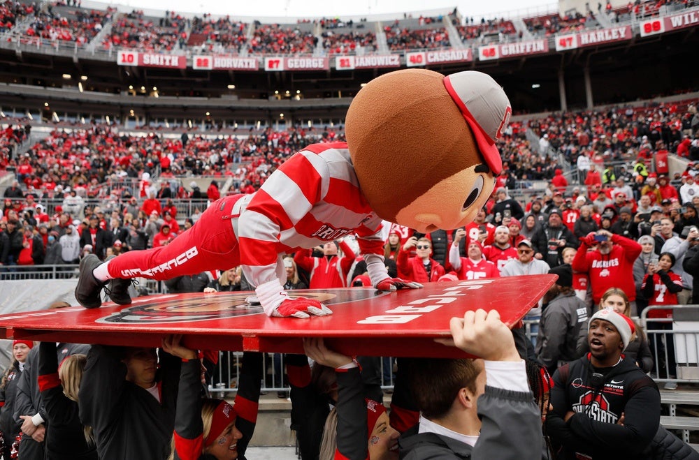Sights and Sounds: Buckeyes celebrate seniors, then destroy Michigan ...