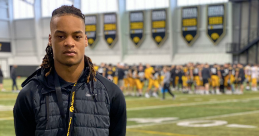 2021 in-state RB Jayden Williams recaps Iowa visit