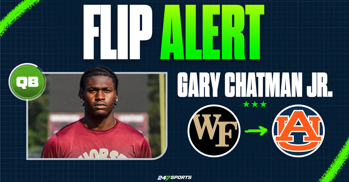 Auburn lands commitment from 2027 QB Gary Chatman Jr.