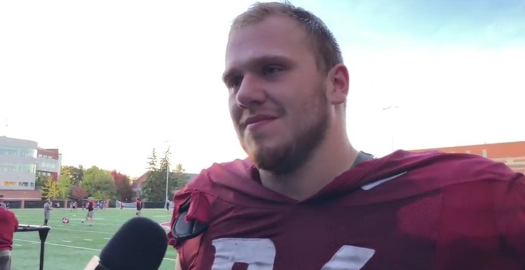 VIDEO: Josh Watson doesn't want Coug OL to change a thing