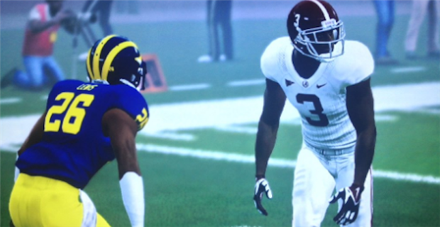 Updated Alabama player ratings on NCAA Football video game