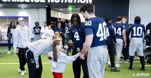 PHOTOS: Penn State football welcomes THON families to Lasch Building