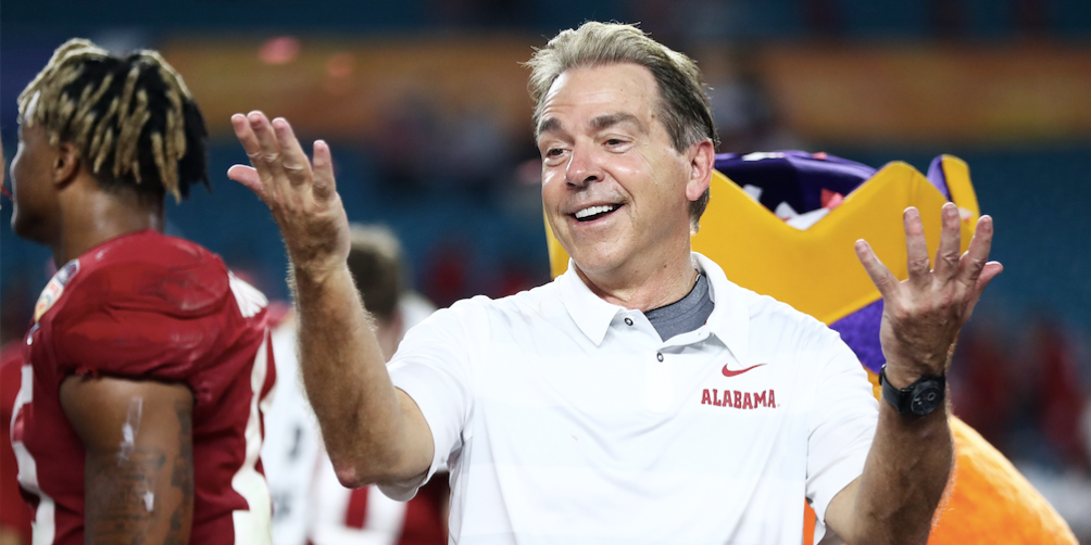 Game of Thrones fan Nick Saban makes his pick for Iron Throne