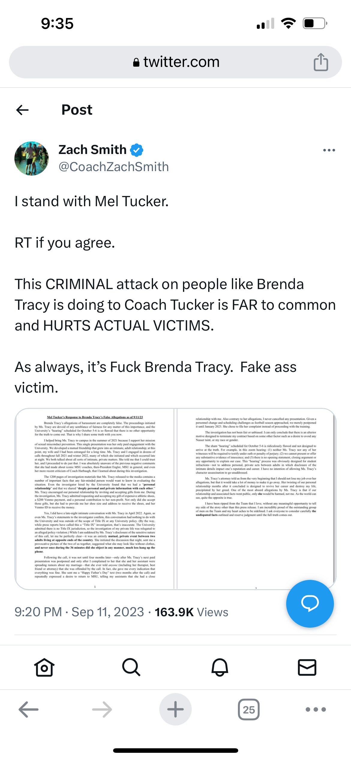 Bump when you read something absurd on Bucknuts or RCMB