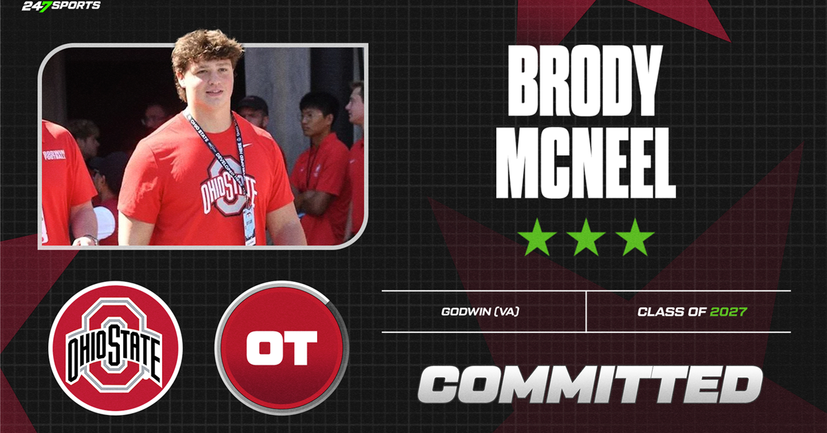BREAKING: Virginia 2027 offensive tackle Brody McNeel commits to Ohio State
