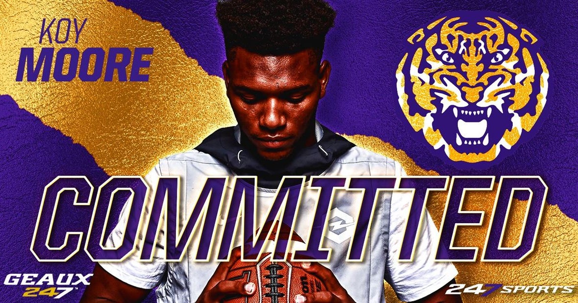 BREAKING: Koy Moore commits to LSU