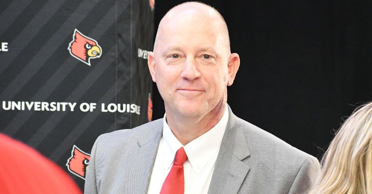 Louisville coach Jeff Brohm visits seven local high schools on Friday
