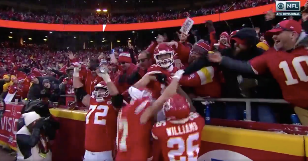 Chiefs OL Eric Fisher fined for playoff beer celebration