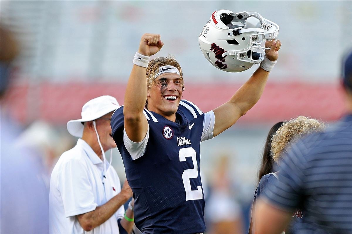 Look inside the Ole Miss QB room. And how is Spencer Sanders’ shoulder ...