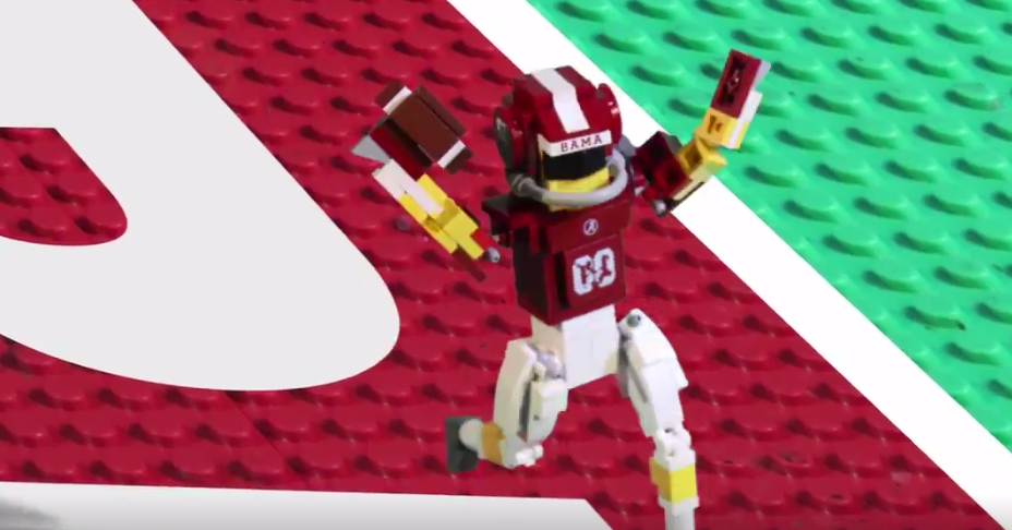 ESPN explains Clemson, Alabama traditions with LEGOs