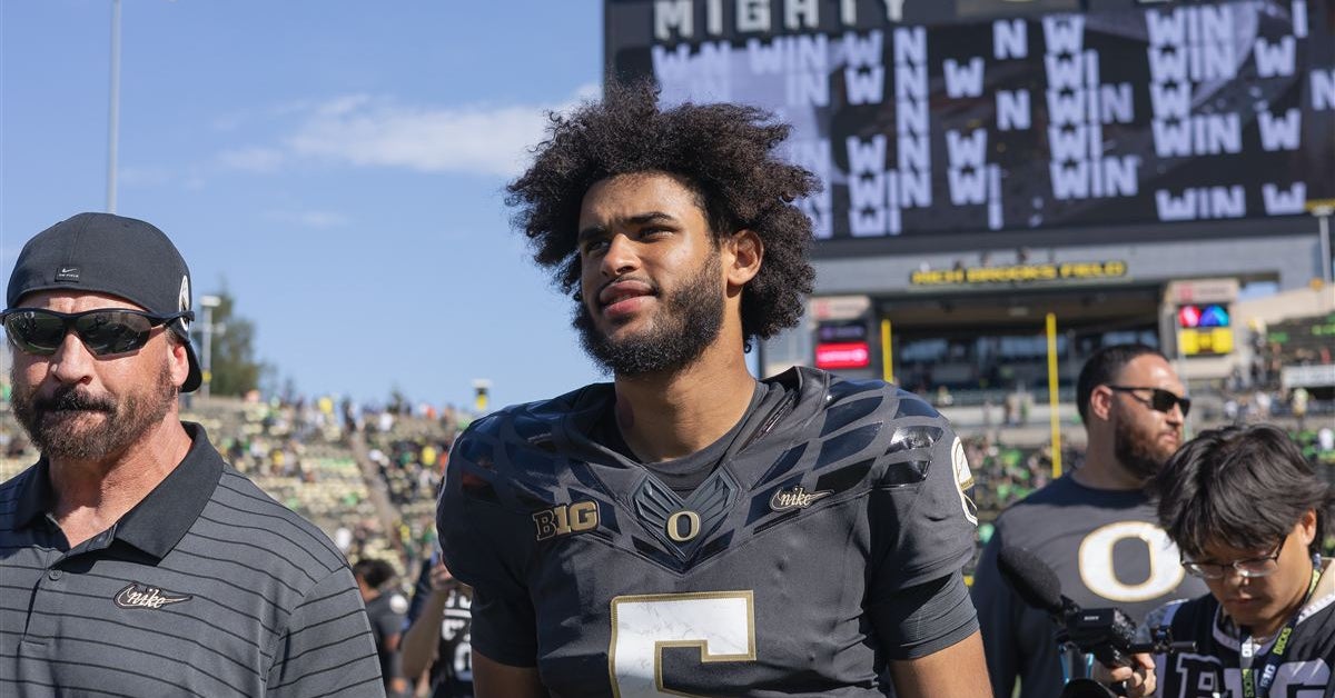 Everything Oregon QB Dante Moore said on Tuesday before the Indiana game