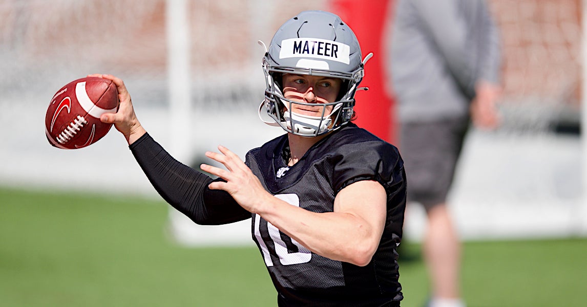 WSU Spring Ball Day 9: QBs and WRs in sync and Josh Meredith breaks free