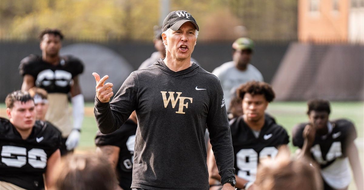 Wake Forest Football coach Dave Clawson post Spring Game press ...