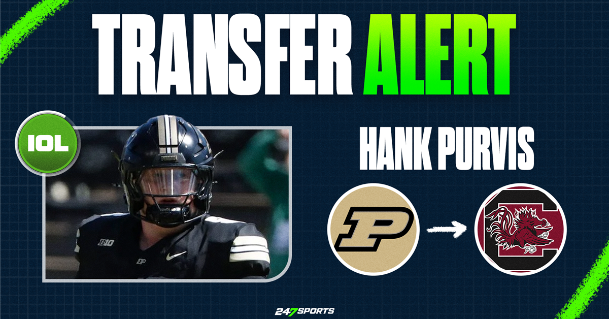 Purdue OL Hank Purvis commits to South Carolina