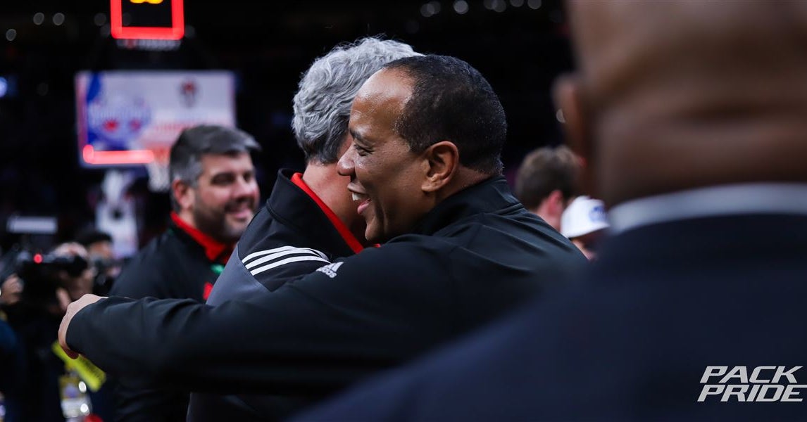 NC State's Kevin Keatts, Boo Corrigan give emotional speech after Final ...