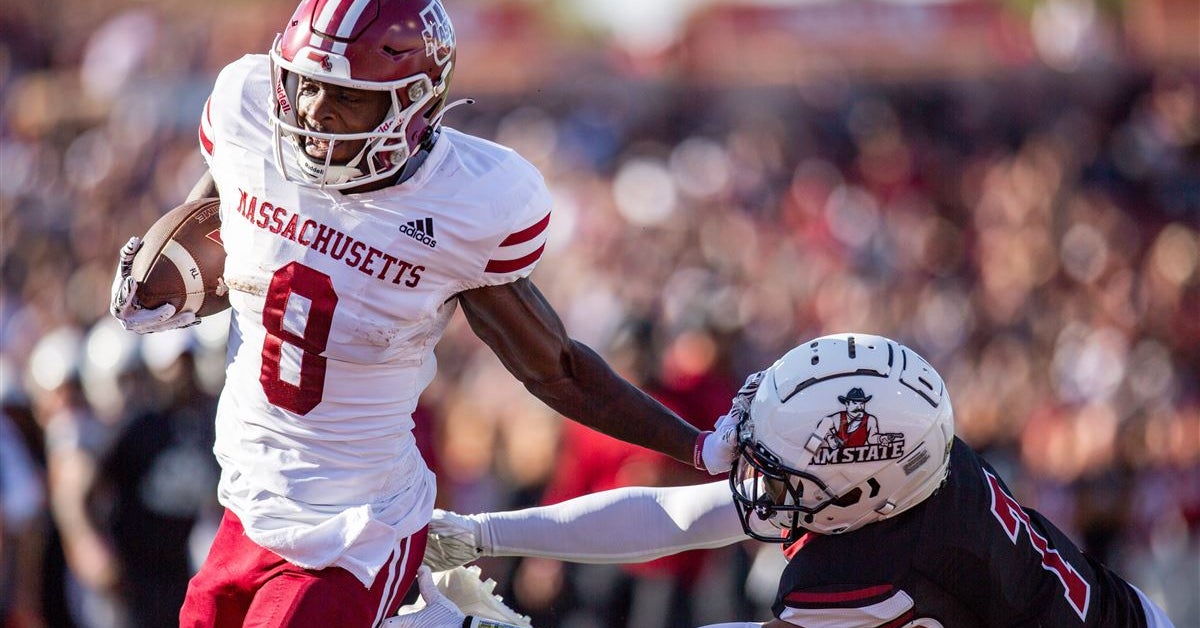 Anthony Simpson, who led UMass in receiving in '23, dishes the latest ...