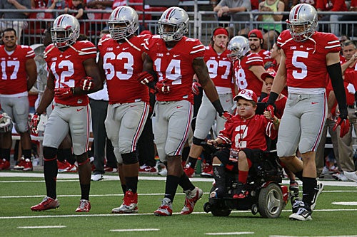 Ohio State Honors Special Fan With Game Ball