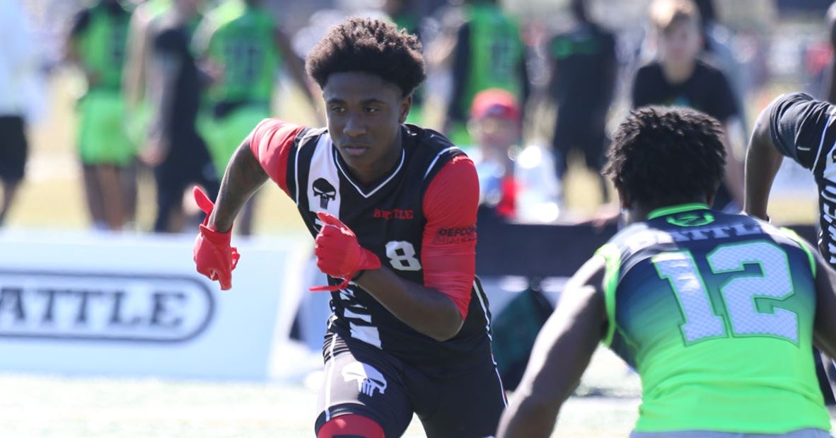 Ron Dugans and Kenny Dillingham conducting in-home visits with two WRs ...