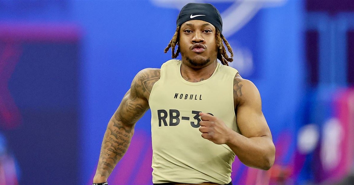 Jaylen Wright lights up NFL Scouting Combine with speed and explosiveness