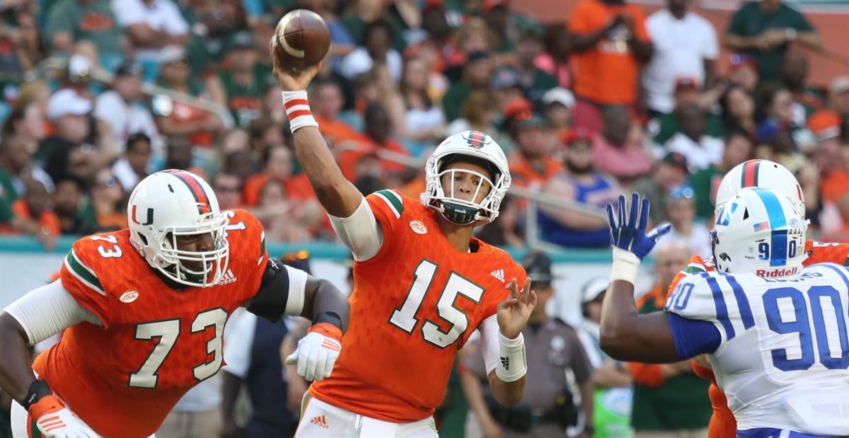 Ranking the top ten quarterbacks in Miami Hurricanes history