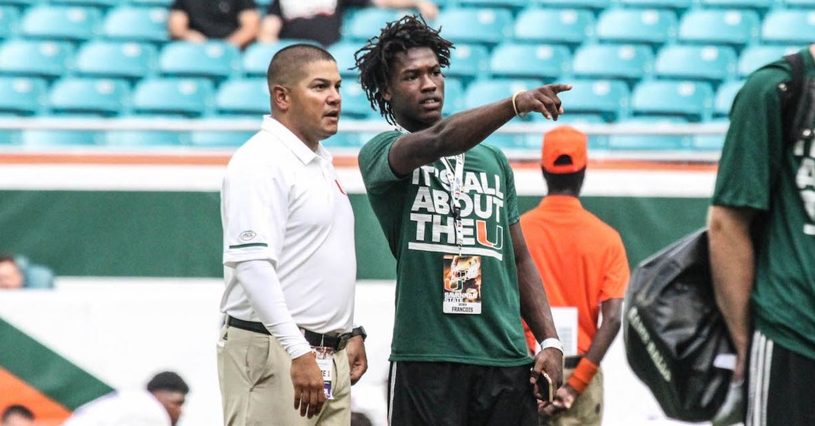 CB Jaiden Francois recommits to Miami late Sunday