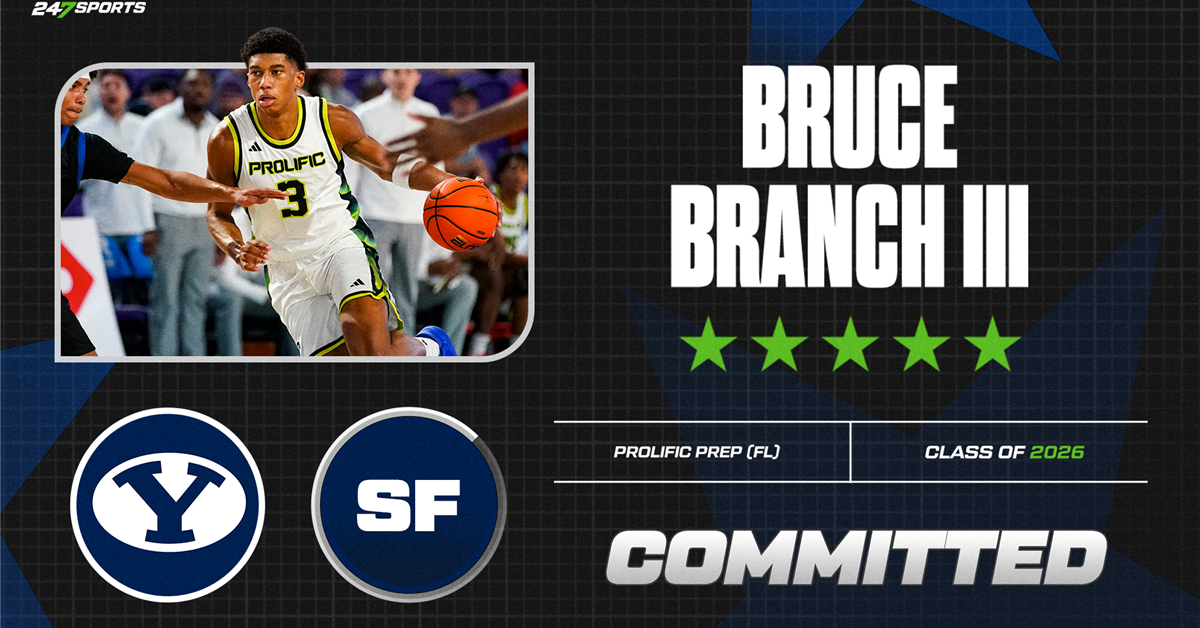 No. 6-ranked Bruce Branch III commits to BYU