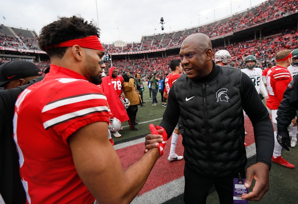 Sights and Sounds: Buckeyes celebrate seniors, then destroy Michigan ...