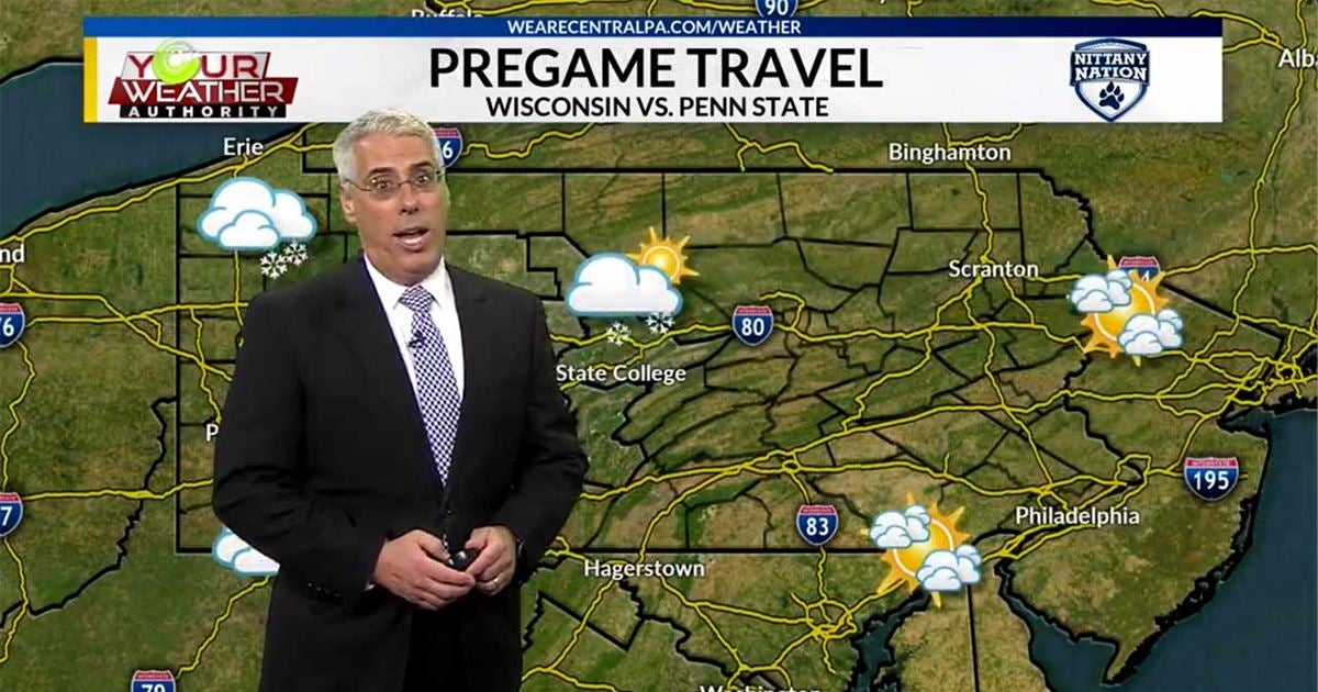 Snow Warning: Penn State-Wisconsin weather report