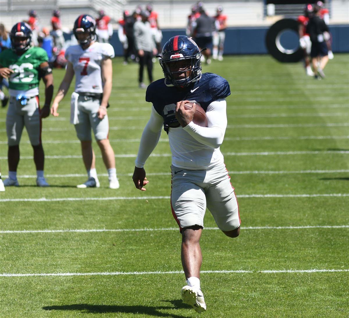 Photos: Ole Miss closes out week two of spring practices with scrimmage ...