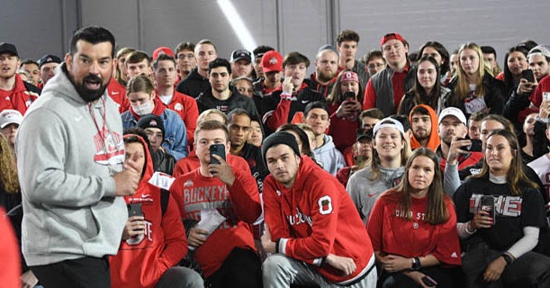 Sights and Sounds: Inside the huddle at Student Appreciation Day practice