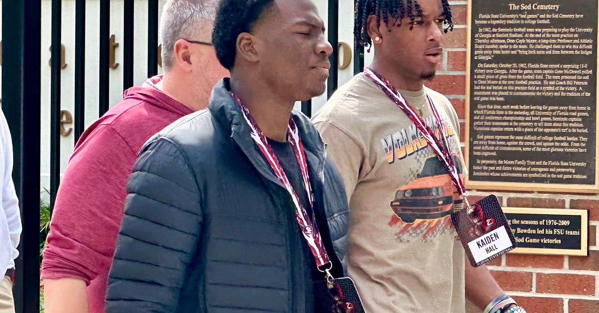 DB Kaiden Hall on FSU offering during Thursday visit: "This is the one ...