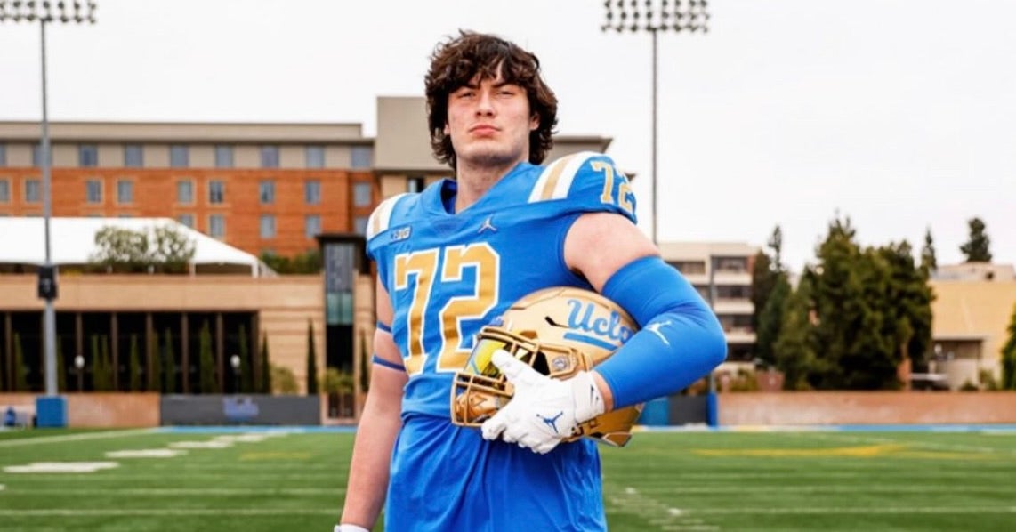 Top247 offensive tackle Aaron Dunn enjoyed meeting the new UCLA coaches