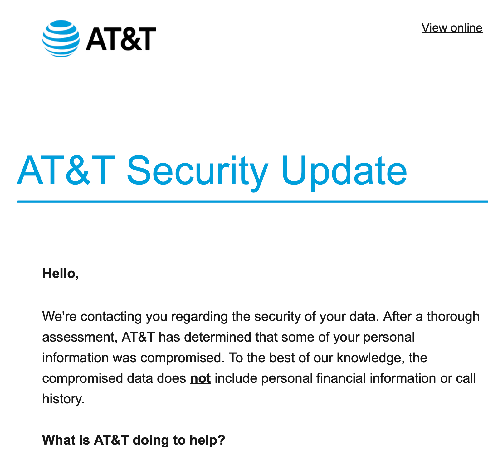 ATT Data Breach