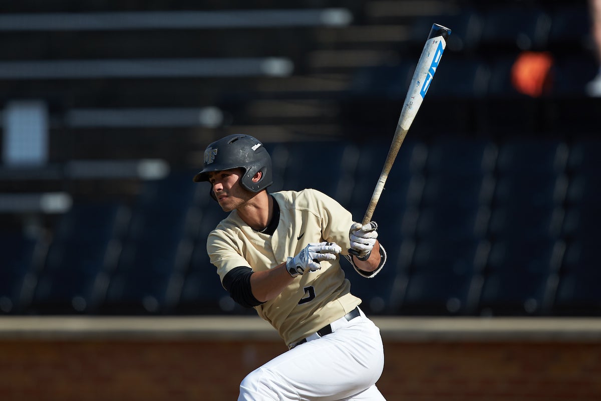 Wake Baseball tops UNCG 2-1 with Patrick Frick walk-off single