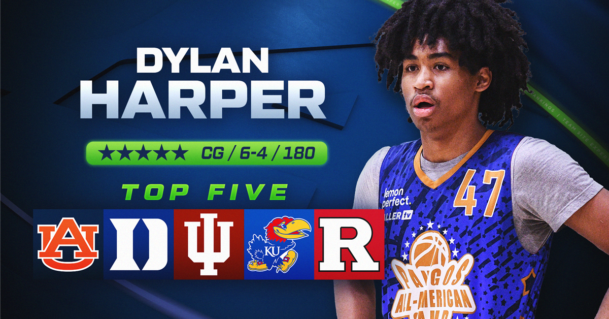 Top Five prospect Dylan Harper has cut his list to final five