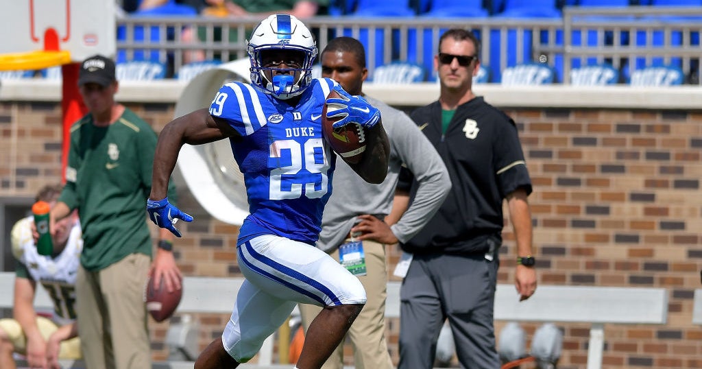 Shaun Wilson running his way up the Duke Football record books