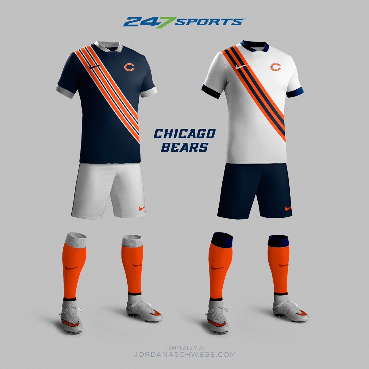 NFL Team Concept Soccer Kits