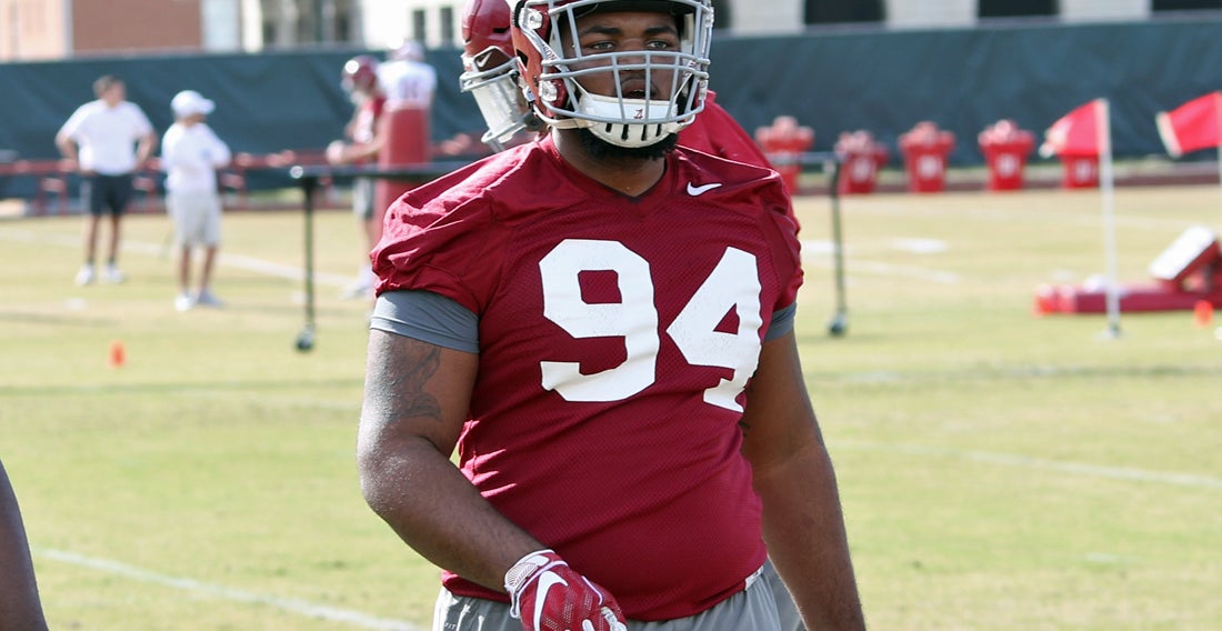 Alabama freshman DL works with first-team defense in Scrimmage 2