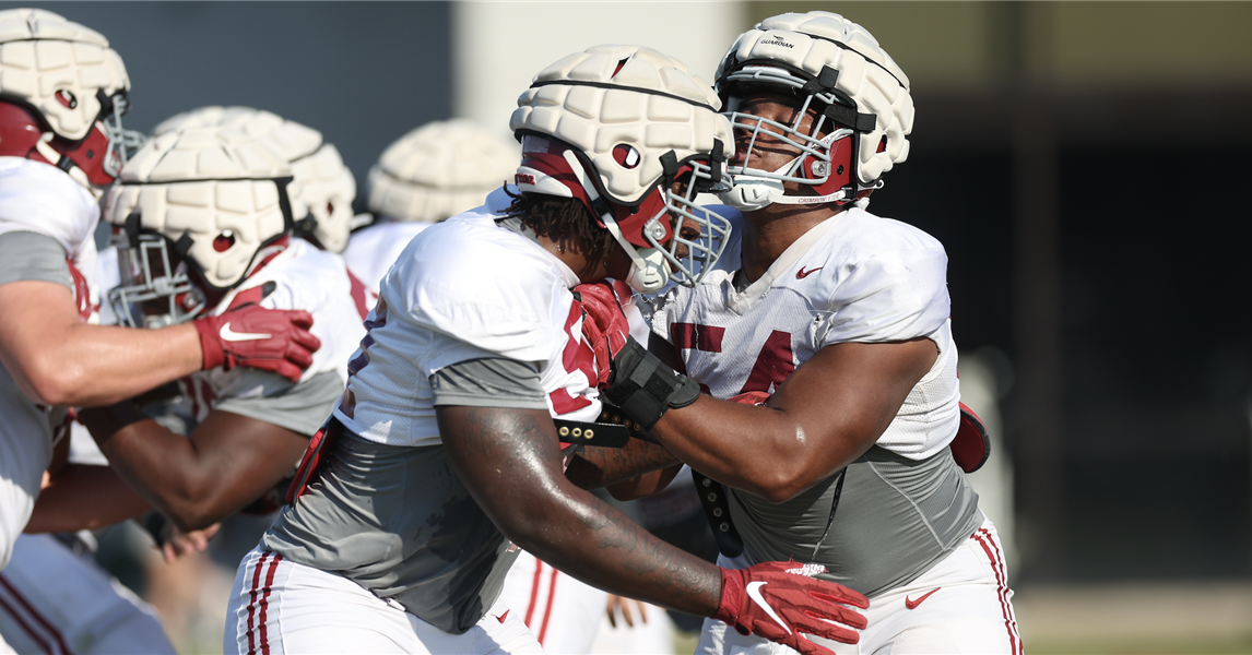 Redshirt freshman Elijah Pritchett 'competing hard' for starting OL spot