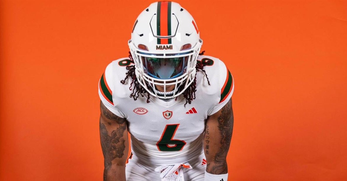 No. 6 Miami Hurricanes to wear all-white uniform at Louisville