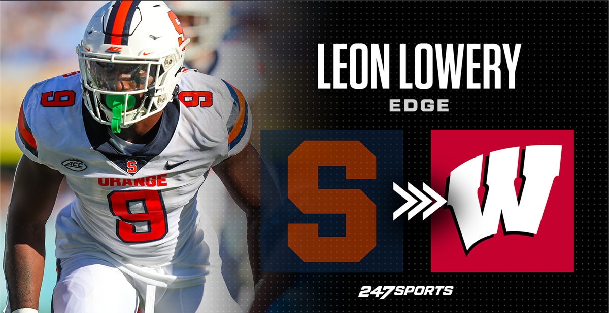 Just in: Syracuse transfer OLB Leon Lowery re-commits to Wisconsin